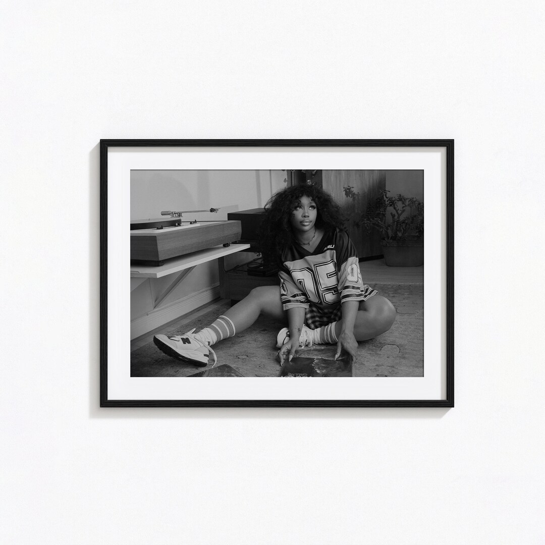 SZA Posters / SZA Black and White Wall Art, Magazine Posters, Album ...