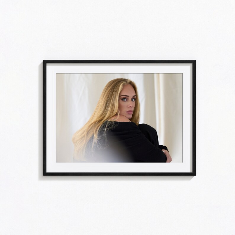 Adele Posters / Adele Black and White Wall Art, Album Cover Poster ...