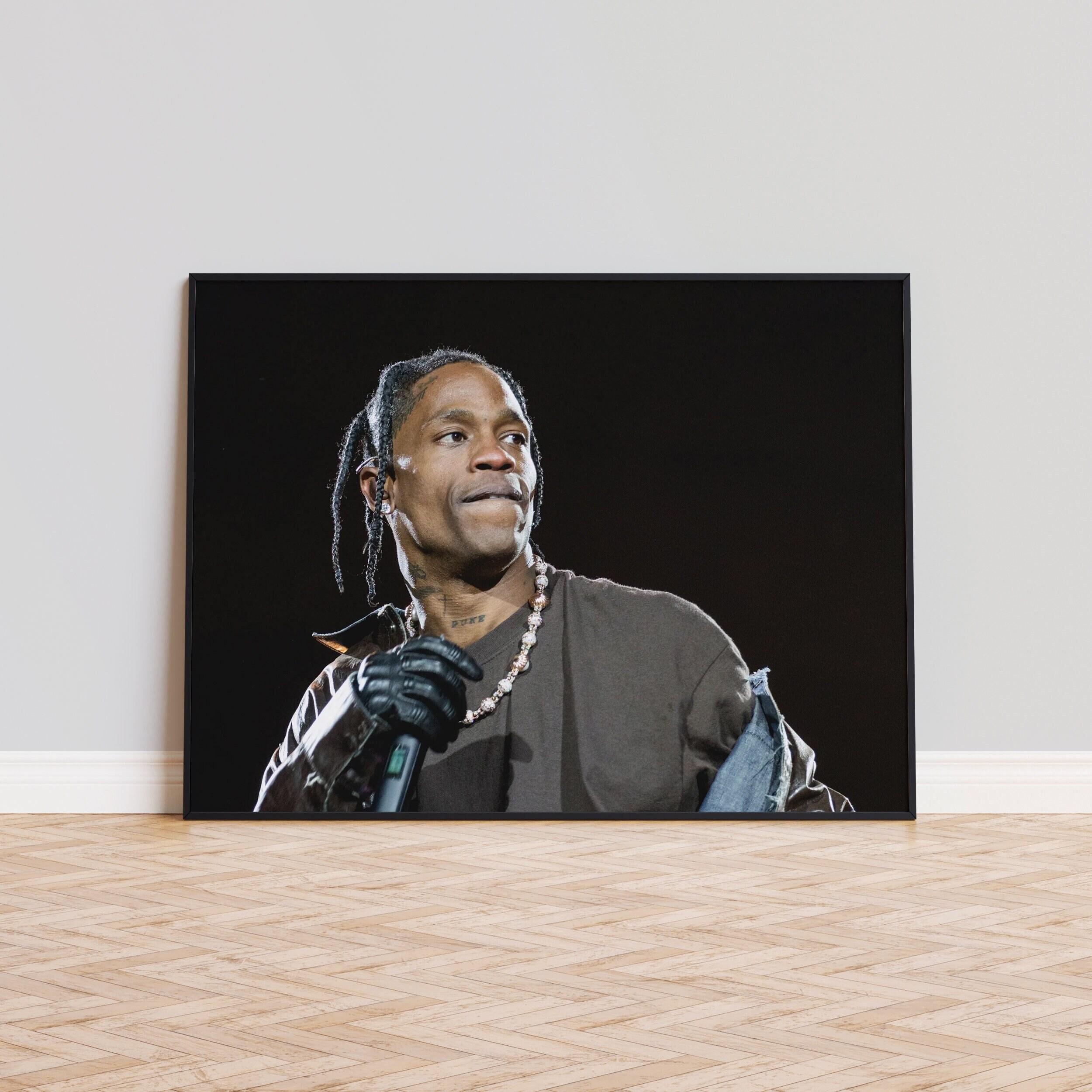 Travis Scott Posters / Travis Scott Black and White Wall Art, Album ...