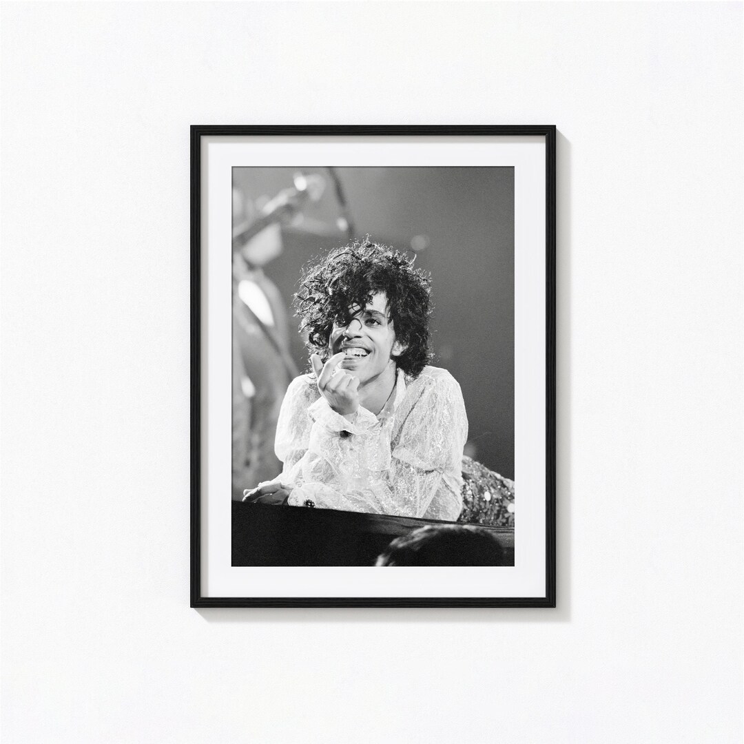 Prince Posters / Prince Black and White Wall Art, Album Cover Poster ...
