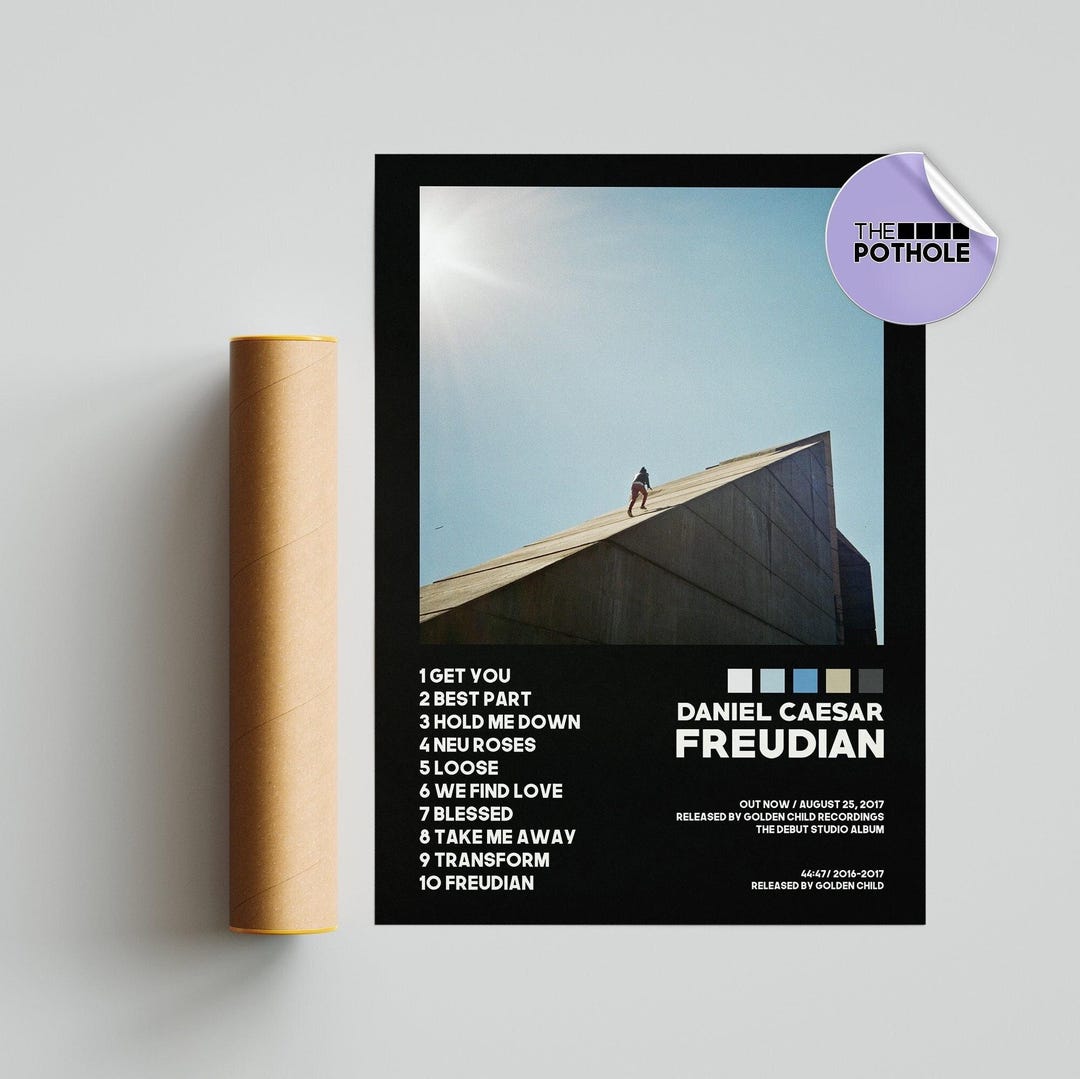 Daniel Caesar Posters Freudian Album Poster Tracklist Album Cover ...