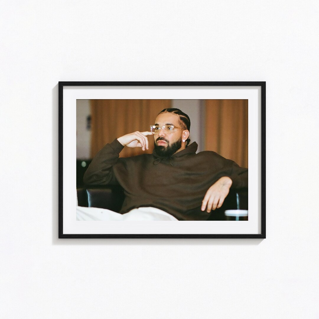Drake Posters / Drake Black and White Wall Art, Music Poster, Home ...