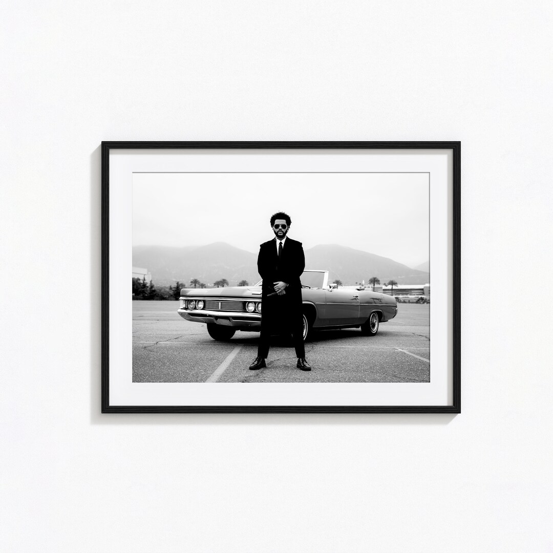 The Weeknd Posters / the Weeknd Black and White Wall Art, Music Poster ...