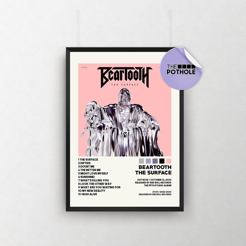 Beartooth Posters / the Surfaceposter / the Surface Tracklist Poster ...