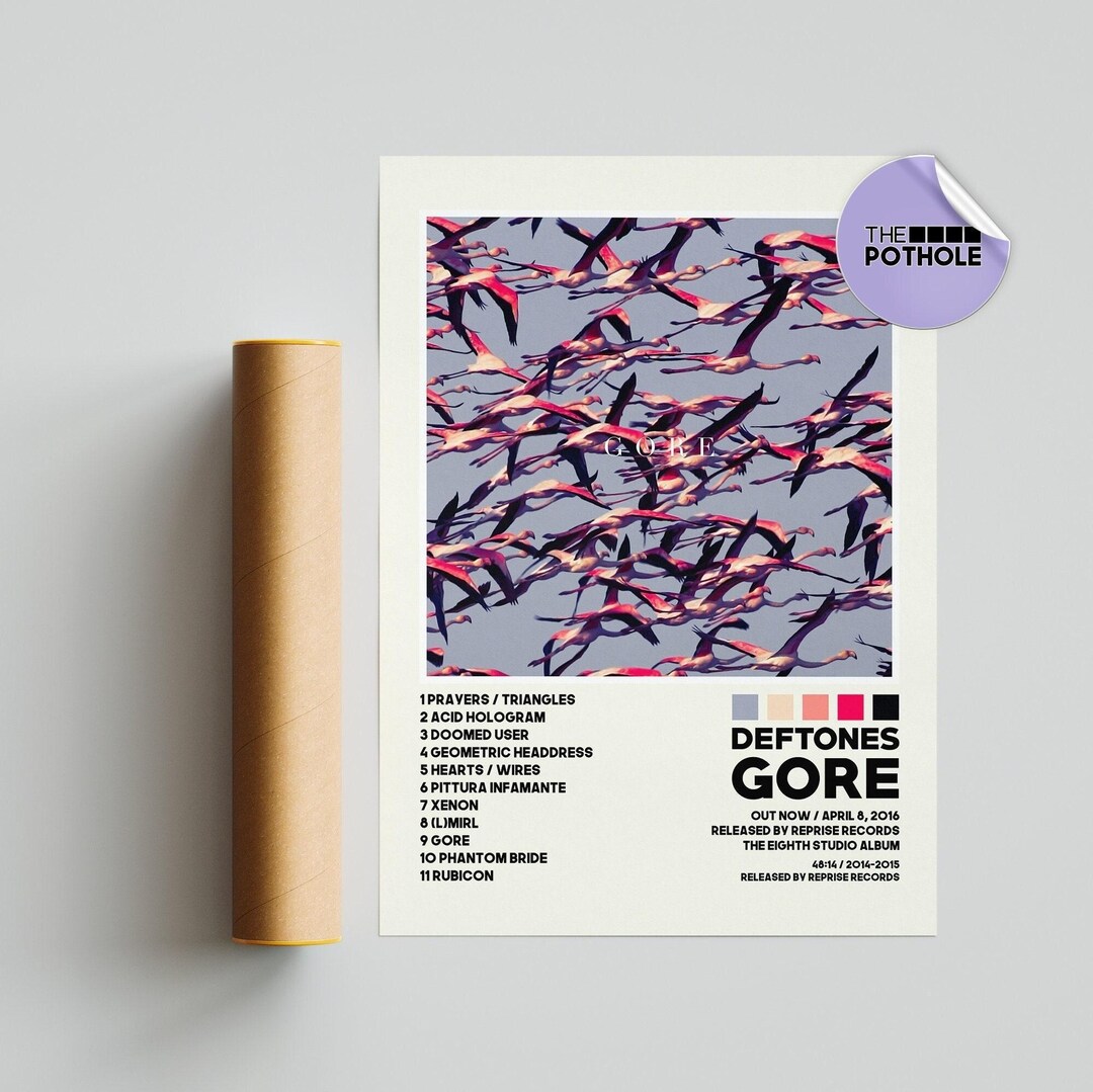 Deftones Posters / Gore Poster, Album Cover Poster, Print Wall Art ...