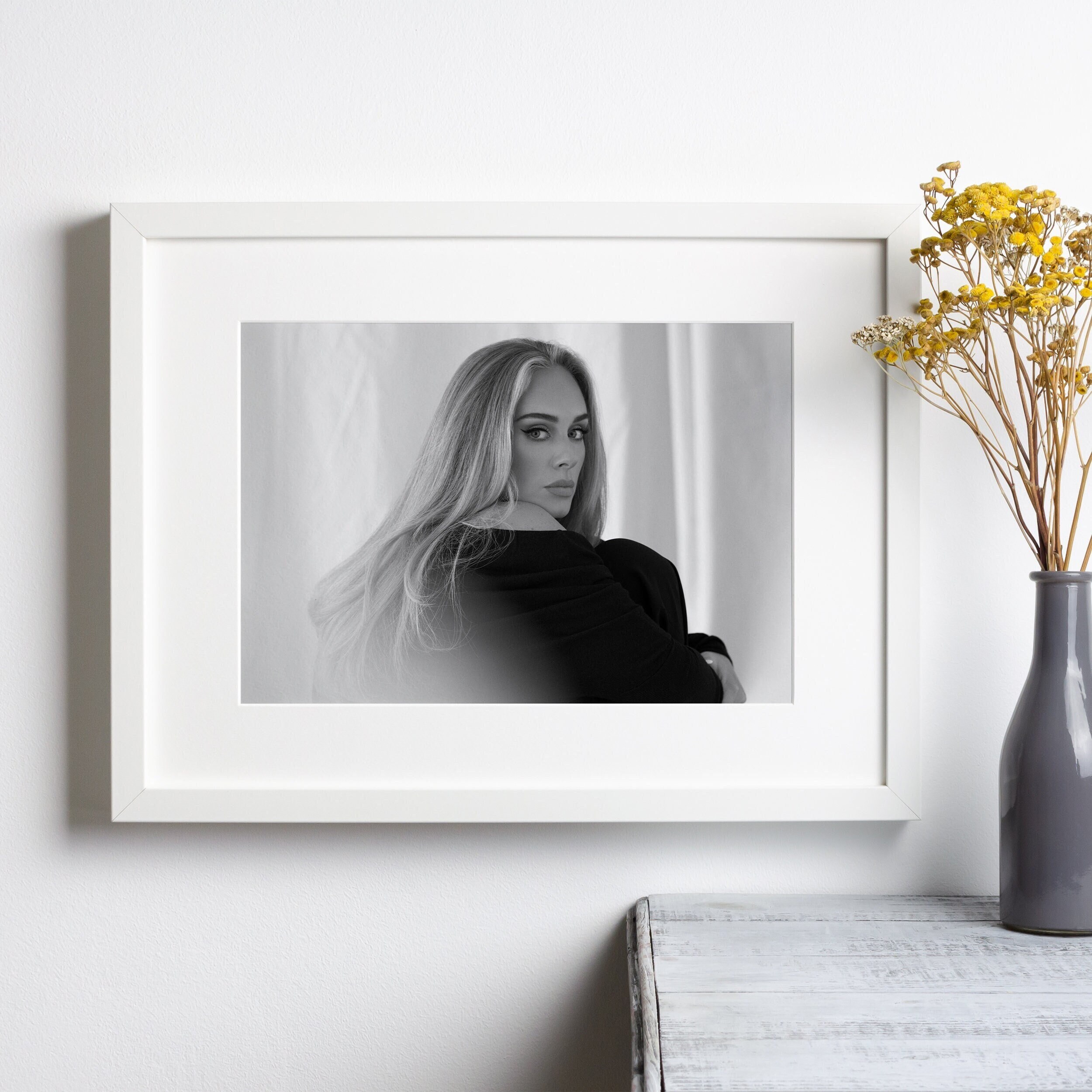 Adele Posters / Adele Black and White Wall Art, Album Cover Poster ...