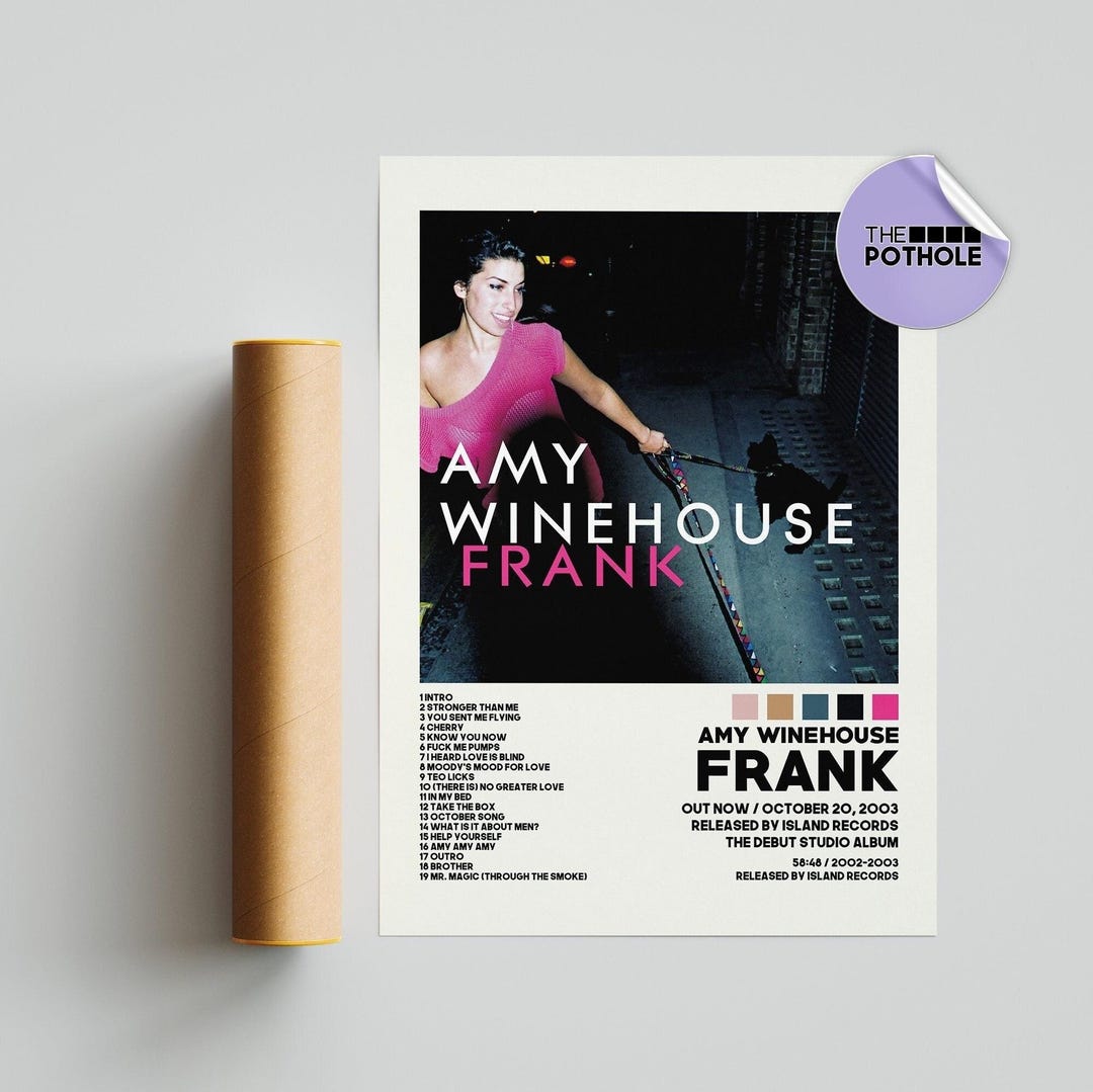 Amy Winehouse Posters / Frank Poster / Album Cover Poster, Poster Print ...