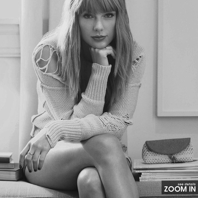 Taylor Swift Posters / Taylor Swift Black and White Poster / Taylor ...