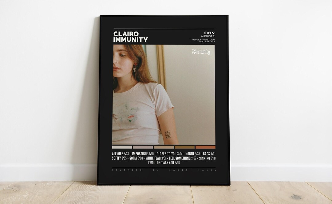 Clairo Posters / Immunity Poster / Album Cover Poster / Poster Print ...