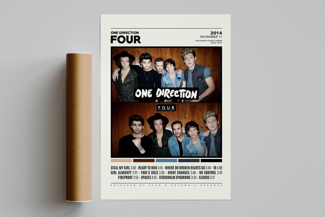 One Direction Posters / FOUR Poster, Album Cover Poster / Poster Print ...