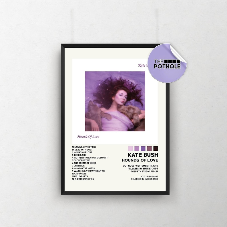 Kate Bush Posters / Hounds of Love Poster / Kate Bush, Hounds of Love ...
