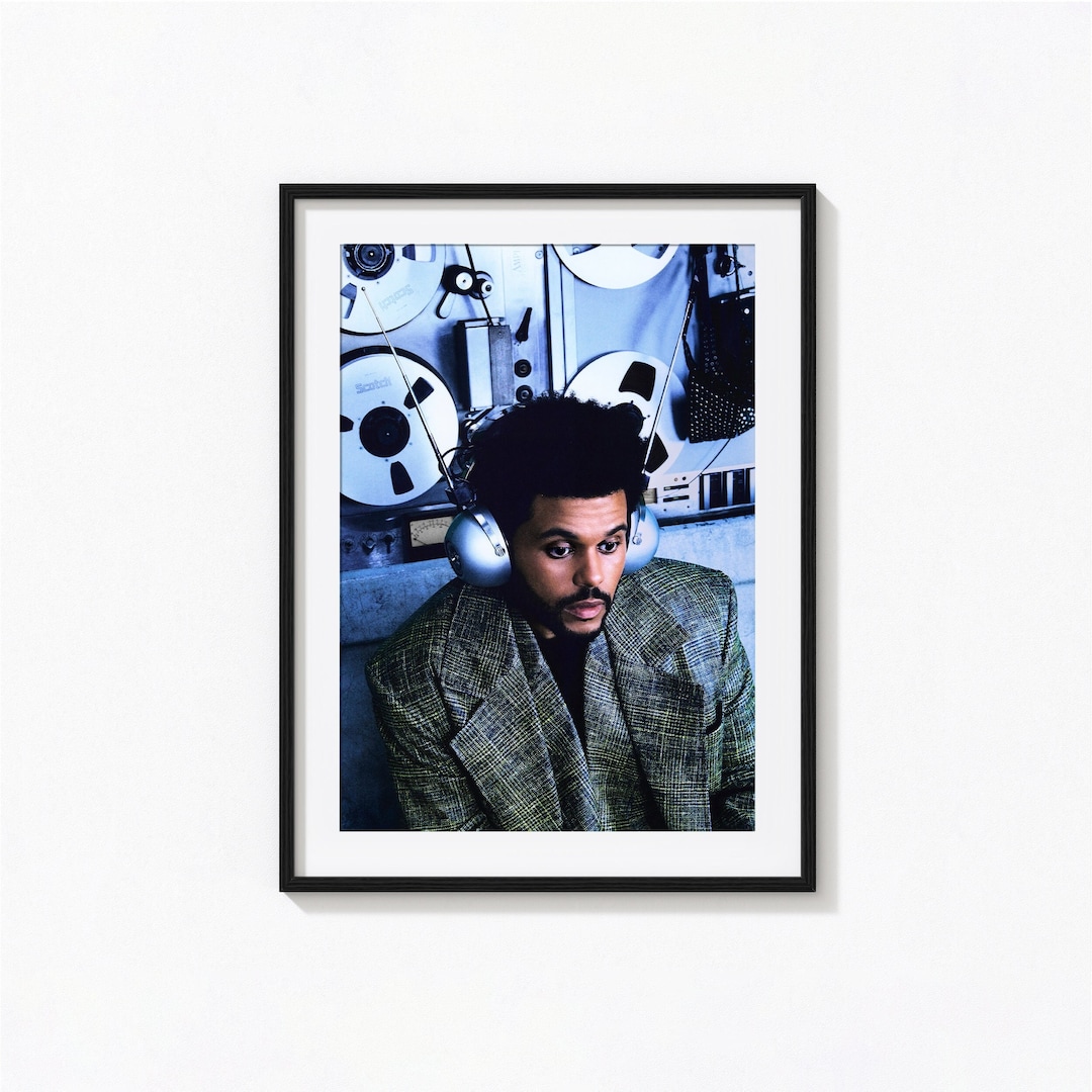 The Weeknd Posters / the Weeknd Black and White Wall Art, Music Poster ...