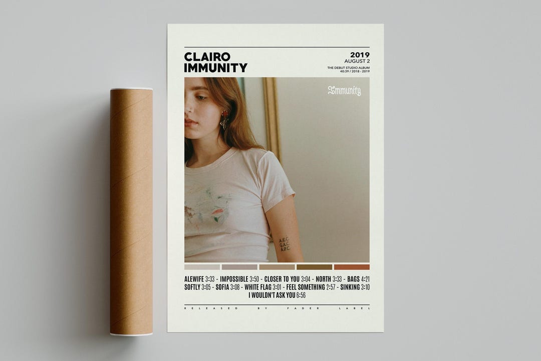 Clairo Posters / Immunity Poster / Album Cover Poster / Poster Print ...
