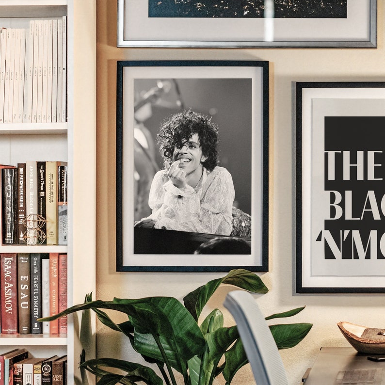 Prince Posters / Prince Black and White Wall Art, Album Cover Poster ...
