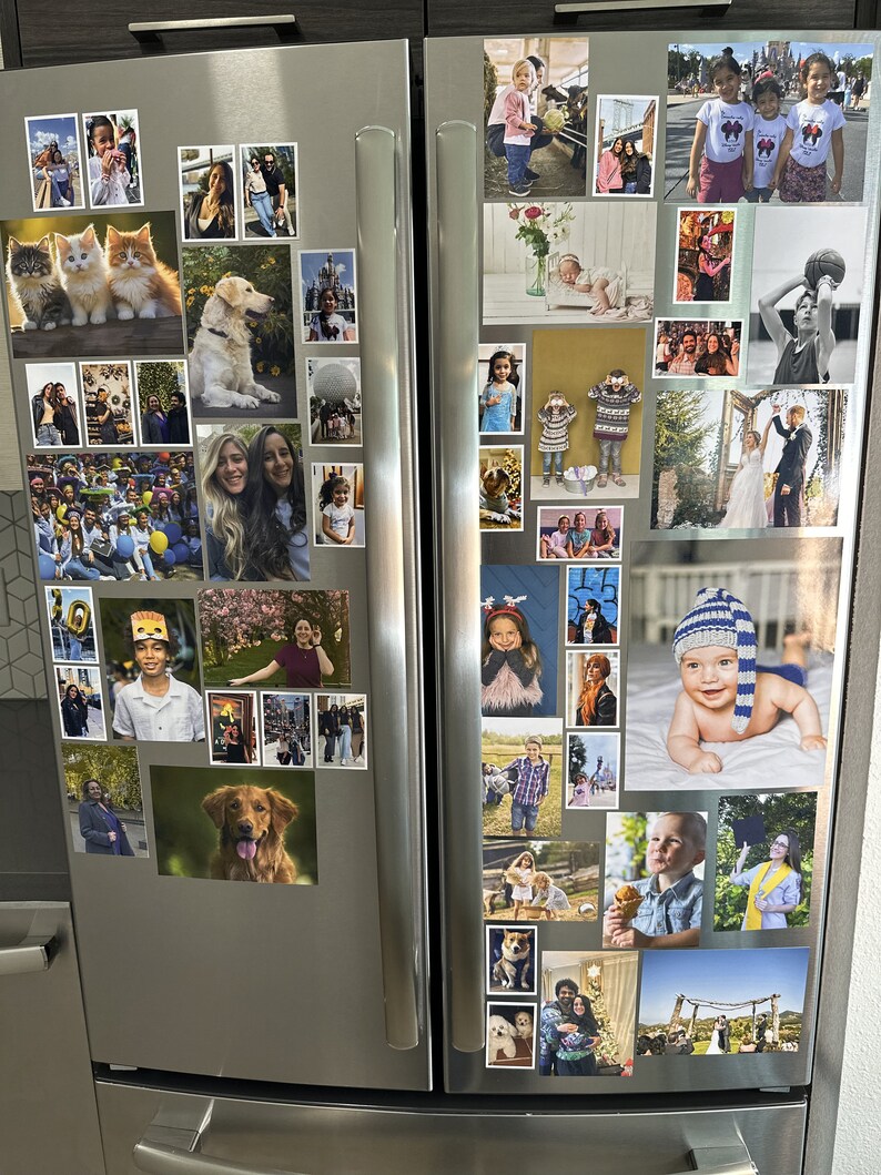 Custom Photo Magnets for Fridge and Dishwasher | Personalized Magnets ...