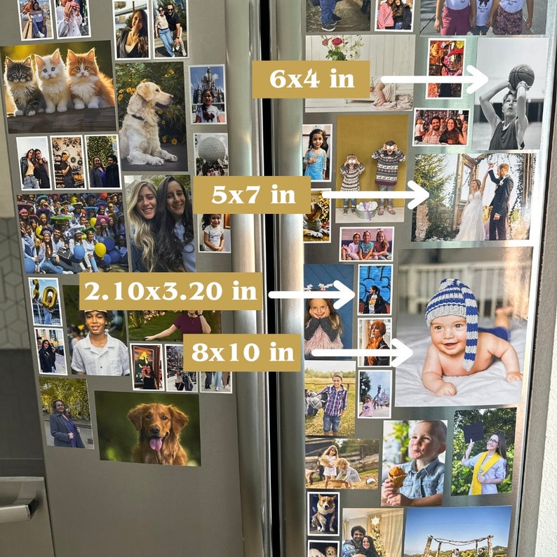 Custom Photo Magnets for Fridge and Dishwasher | Personalized Magnets ...