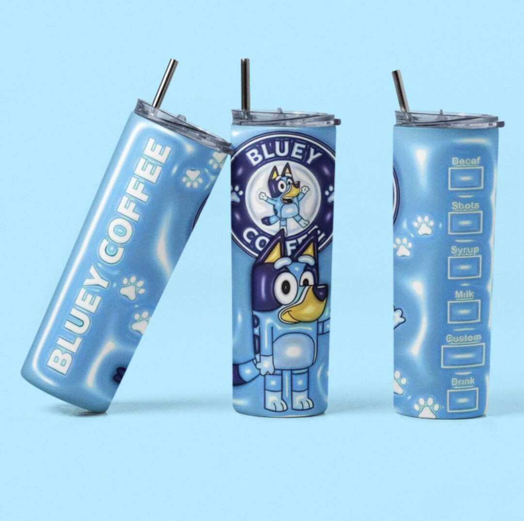 Bluey Coffee Starbucks Inspired Tumbler - Etsy