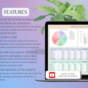 Ultimate Credit Card Tracker Spreadsheet Excel Template to Manage ...