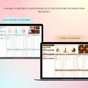 Recipe Cost Calculator Template for Baking Cupcakes and Desserts Pastry ...