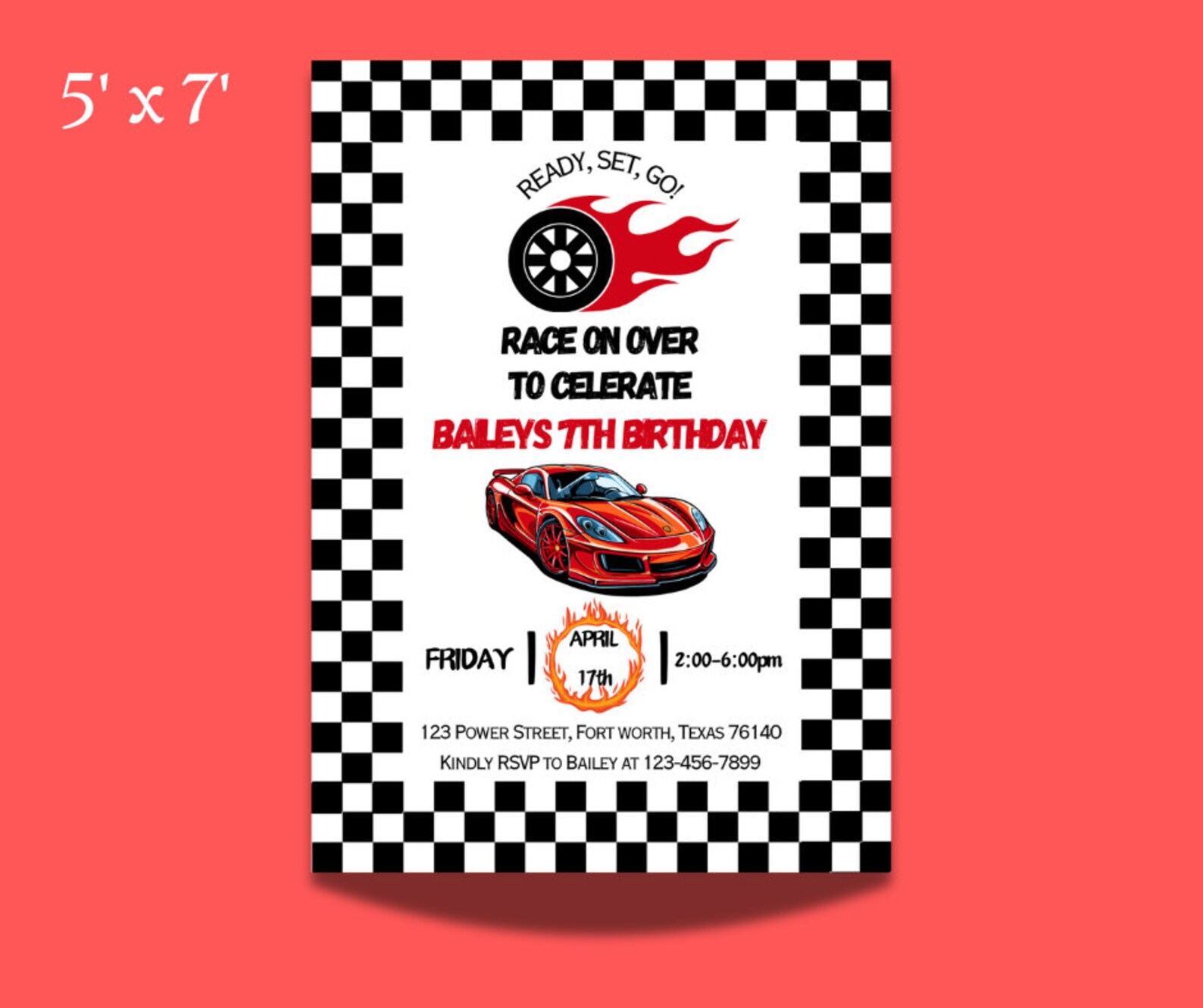 Editable Hot Wheels/cars Theme Birthday Invitation. - Etsy