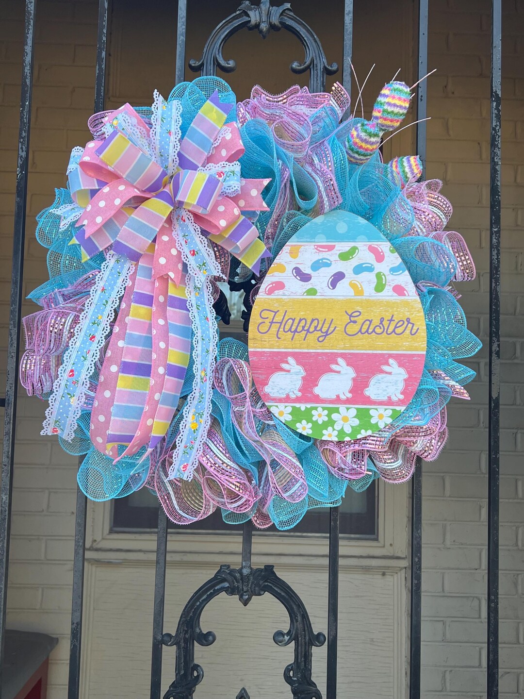 Easter Wreath, Easter Egg Wreath - Etsy