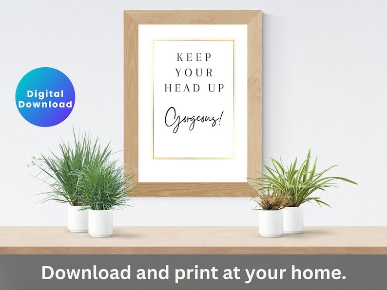 Motivational Quote Print, Feminine Office Decor, Girl Boss Printable ...