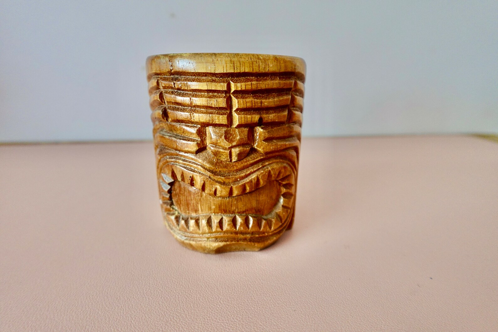 Vintage Collectible Pair of Handcarved Hawaiian Tiki Mug - Etsy