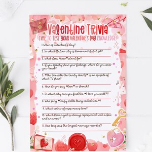 Galentines Day Trivia Game, Galentines Day Party Game, Valentines Day ...
