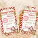 North Pole Special Delivery Gift Tags, Christmas Santa Gift Tags ...