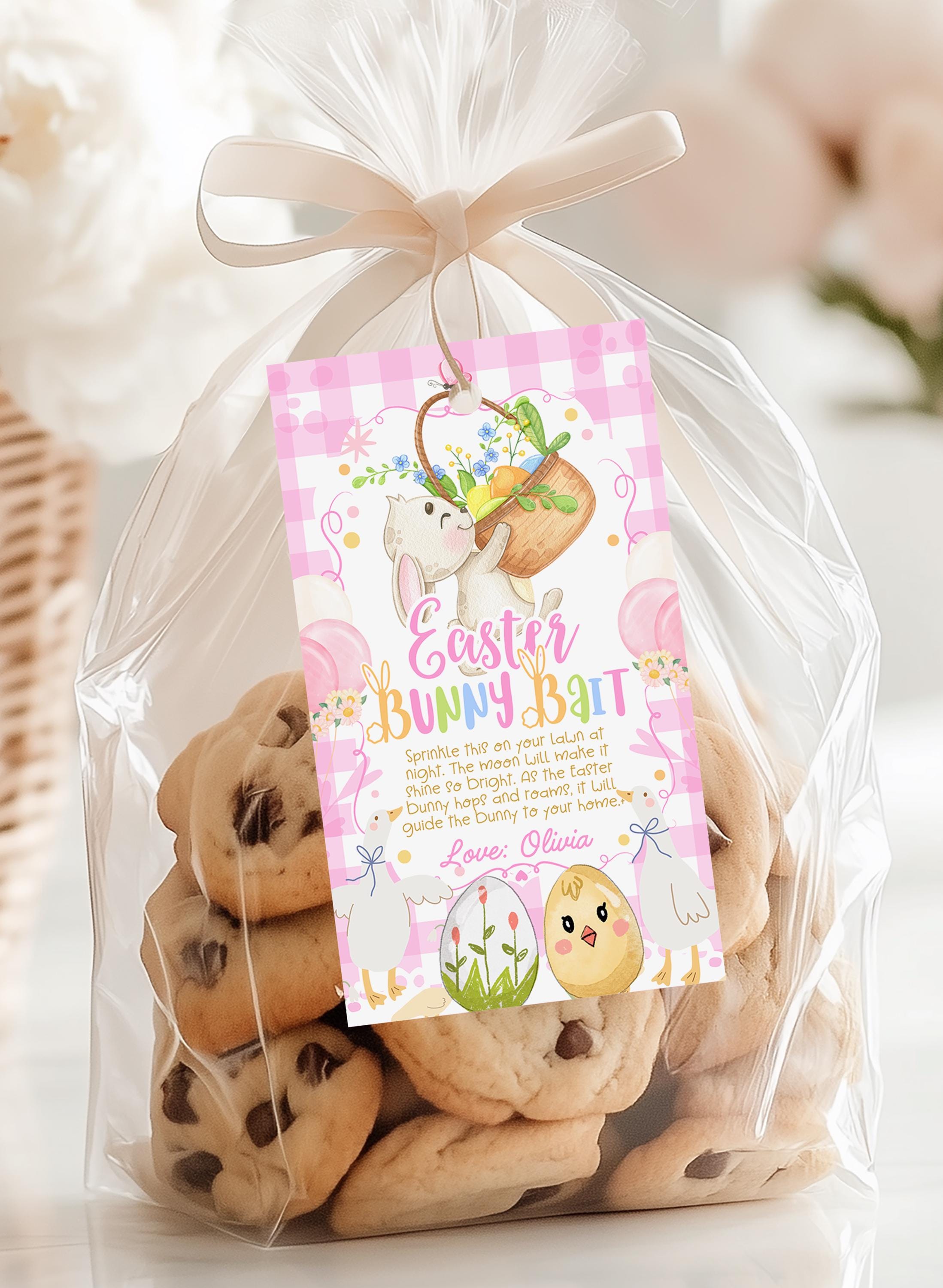 Editable Easter Scavenger Hunt Bunny Bait Gift Tag, Easter Bunny Egg ...