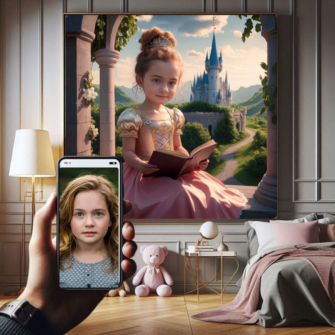 Disney Princess Portrait Custom Artwork, Renaissance Style Portrait ...