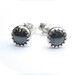 Hematite Stud Earrings, Gray Studs, Mens Stud Earrings, Hematite ...