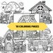 10 Printable Coloring Pages for Kids, Home Coloring Pages, Toddlers ...