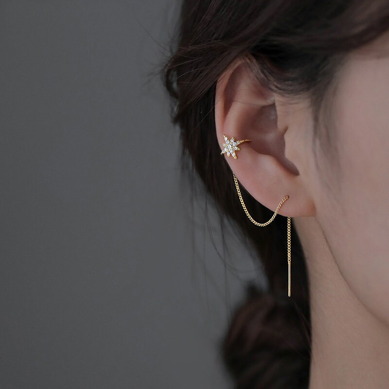 Gold Cuff Earrings - Etsy