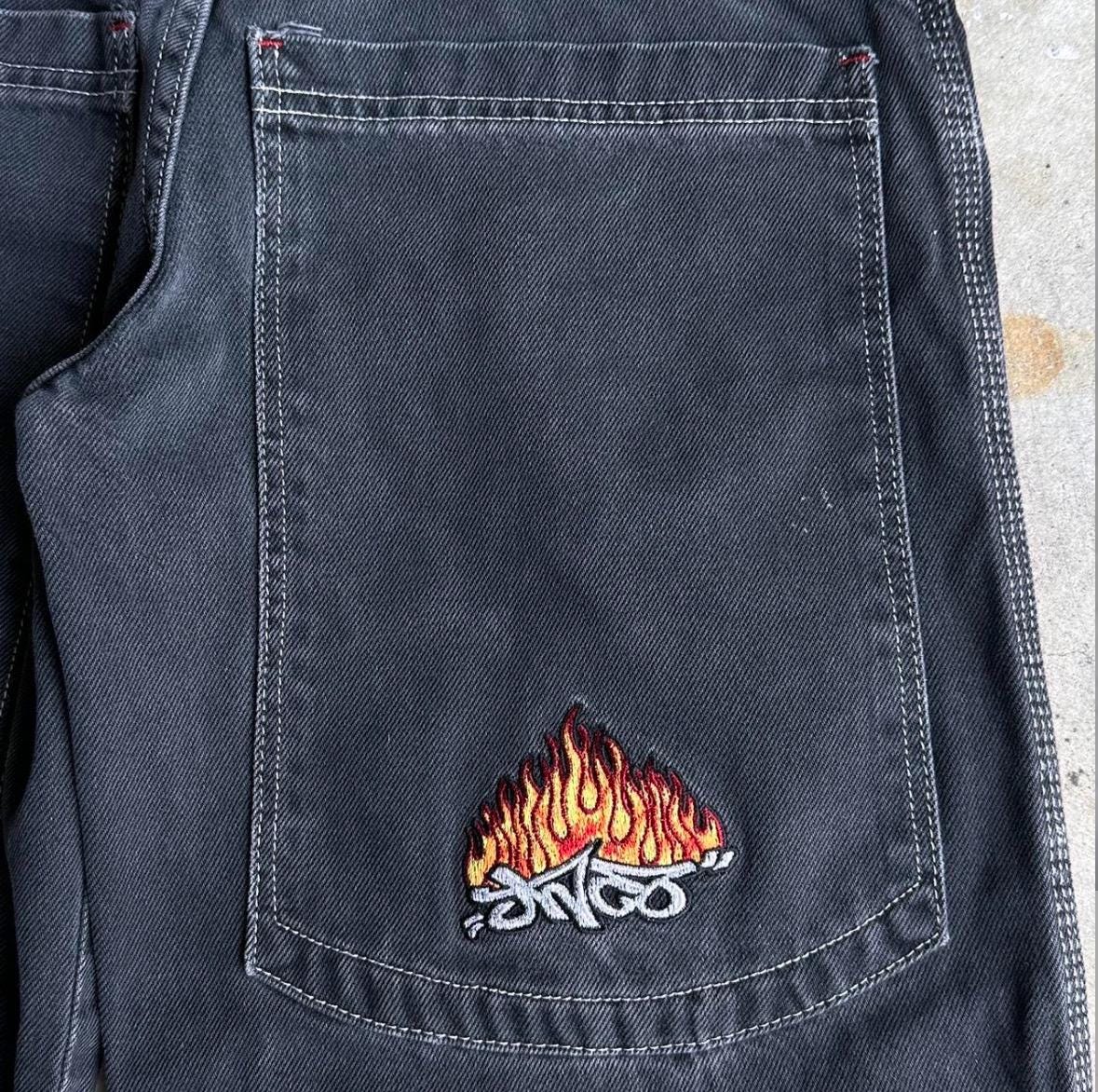 Ultra Rare 90s ‘flame JNCO Patch’ Jeans, Distressed Grail Pair - Etsy