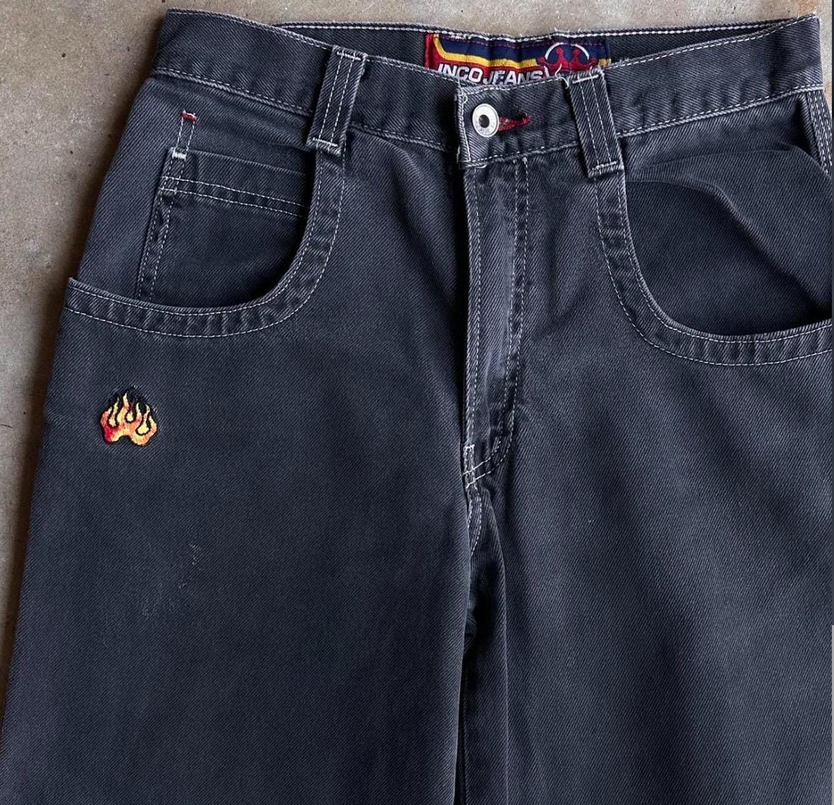 Ultra Rare 90s ‘flame JNCO Patch’ Jeans, Distressed Grail Pair - Etsy