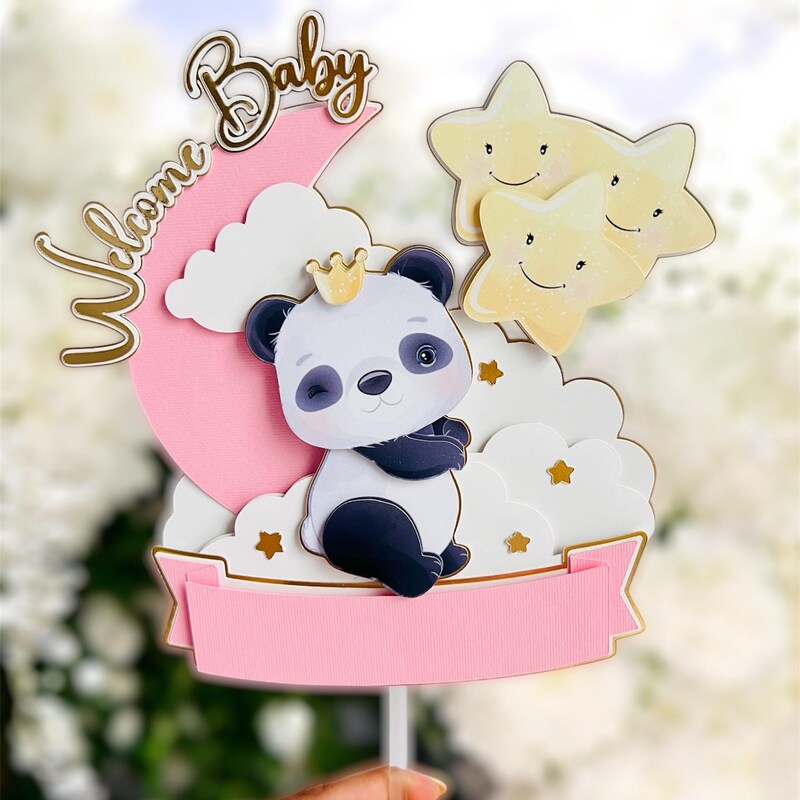 Cute Panda Toppers - Etsy
