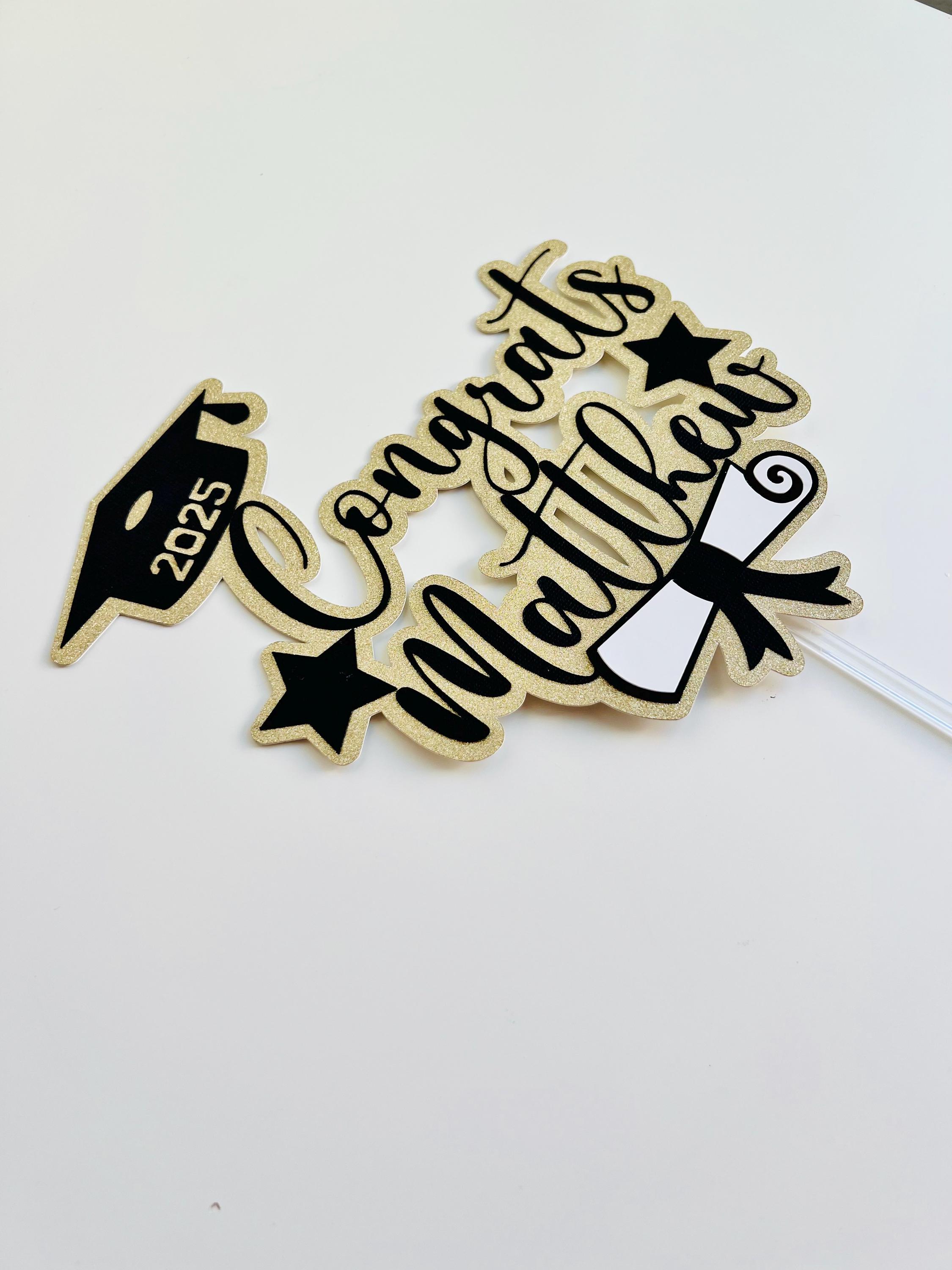 Custom Graduation Cake Topper, Graduation Cake Topper, Personalized ...