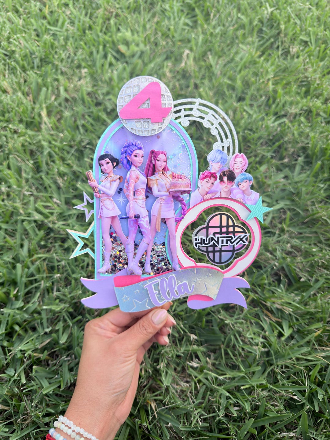 K POP Cake Topper – Demon Hunter Birthday Party Decoration, Huntri ...