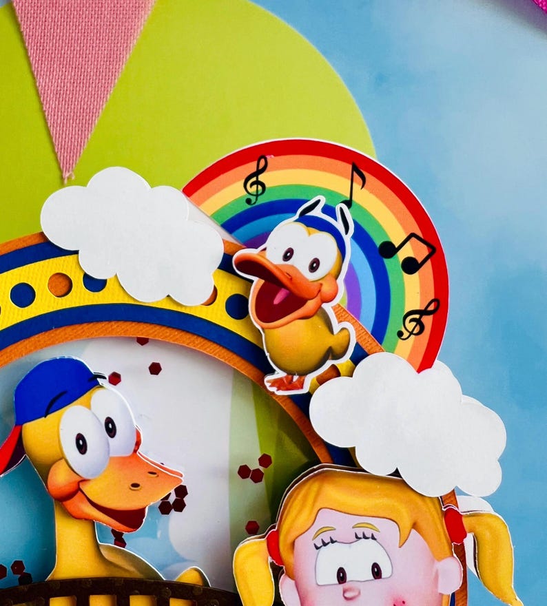 Juan the Duck Cake Topper, Bipper and Friends Party Decoration - Etsy