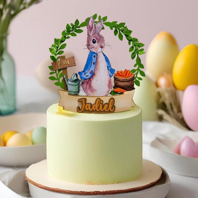 Peter Rabbit Cake Topper - Etsy