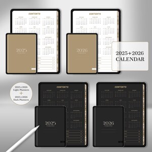 2025 2026 Digital Planner for iPad and Android, Dated Weekly and Daily ...
