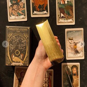 Forgotten Legend Tarot * Indie Tarot Deck * Divination Deck * Self ...
