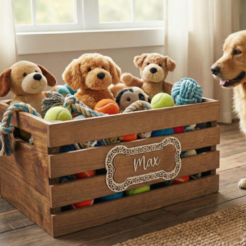 Large Rustic Toy Box - Etsy