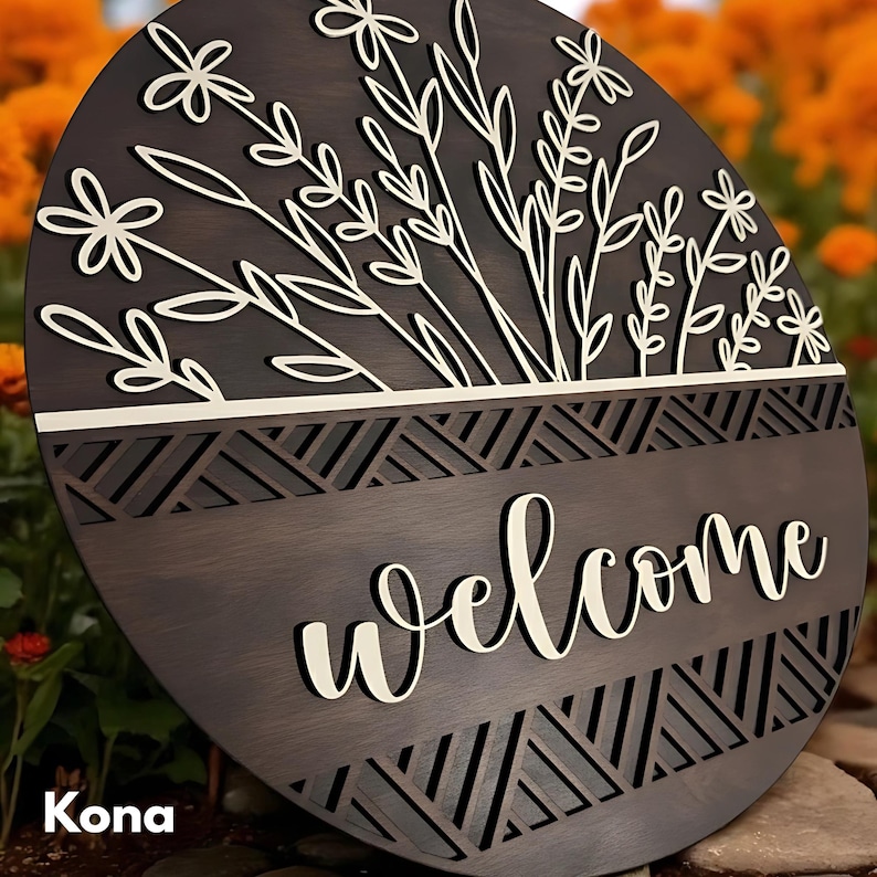 Personalized Family Name Wood Sign: Rustic Farmhouse Welcome Decor - Etsy