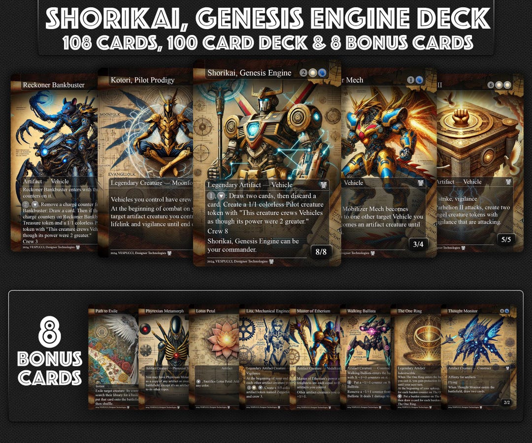 Shorikai Genesis Engine Custom Schematic Deck, 114 Schematic Proxy ...