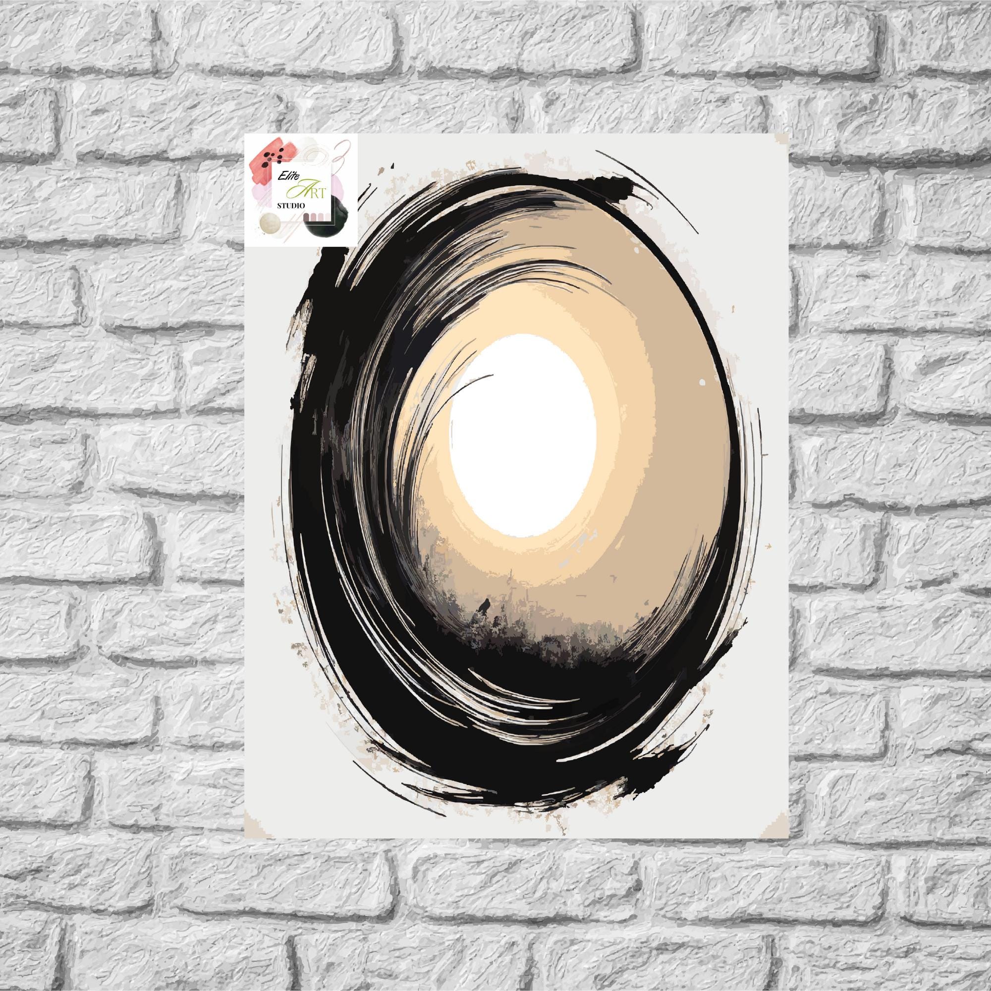 Paint by Number Kit Zen Circle for Mindfulness and Relaxation, Easy Art ...