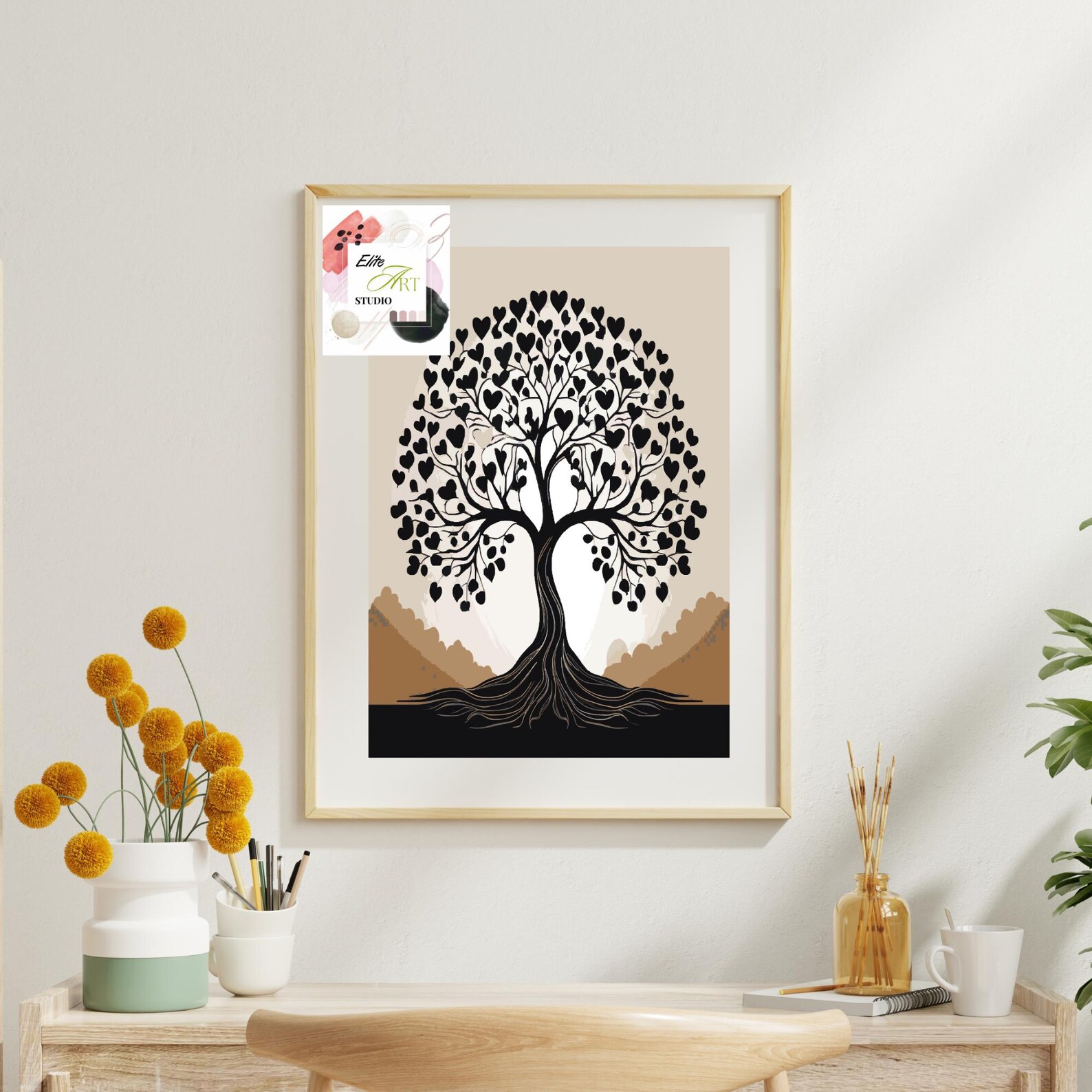 Paint by Number Kit Zen Bodhi Tree Artwork for Mindfulness & Meditation ...