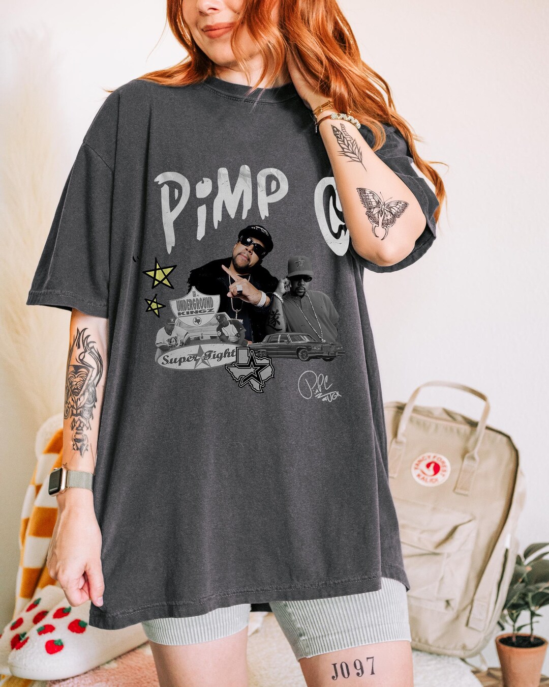 PIMP C Shirt Vintage Black Comfort Colors Tee UGK Legend Tribute ...