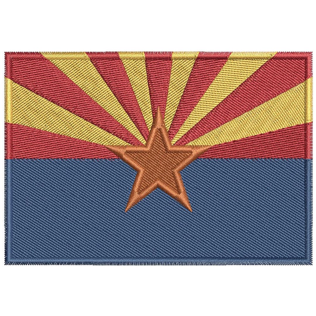 Arizona Flag Embroidery Design for Embroidery Machine - Etsy